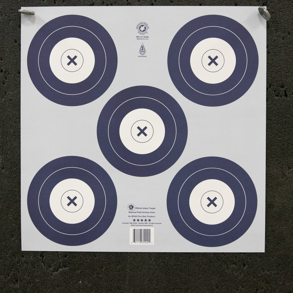Indoor 5 Spot/Dual Spot Target – NFAA